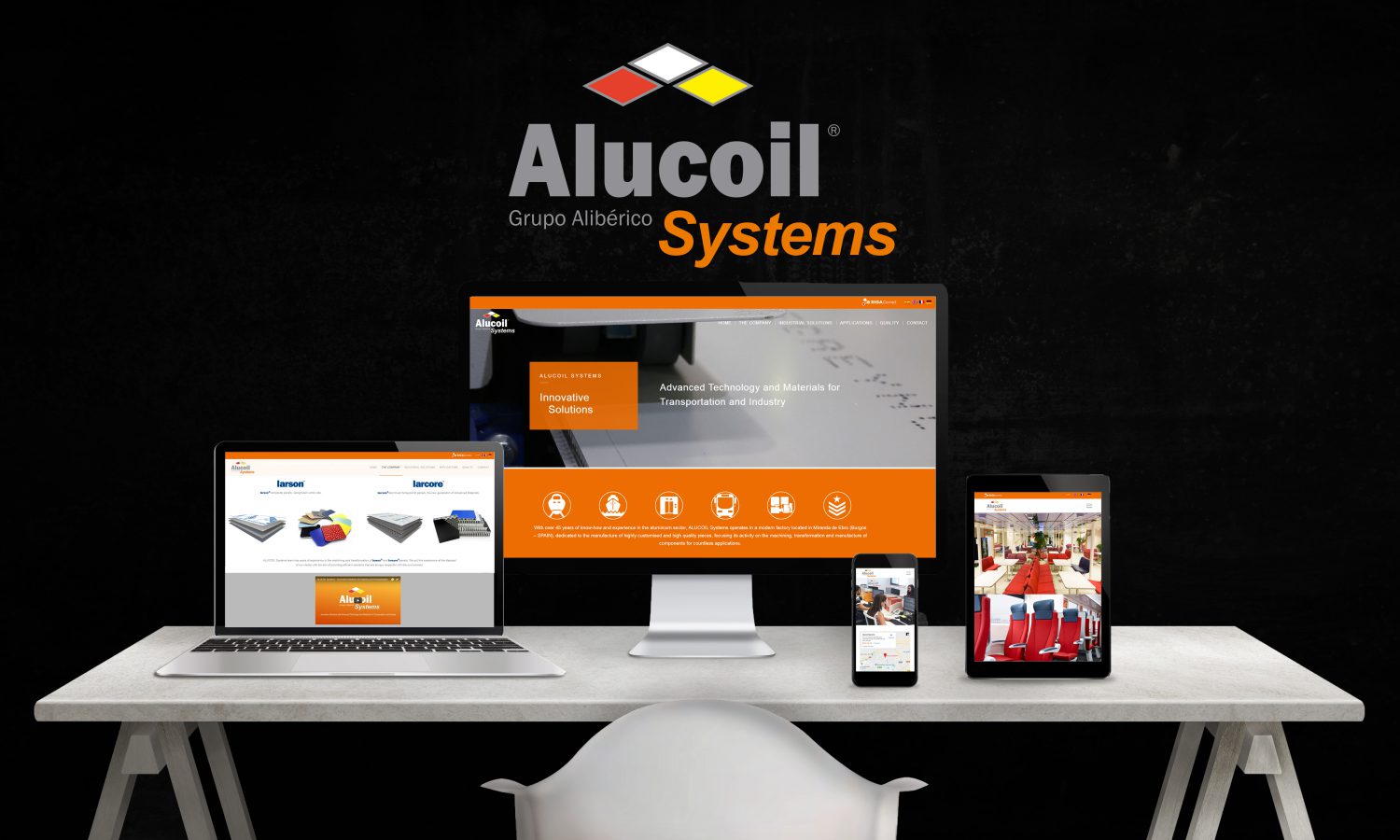 ALUCOIL Systems presents its new website | Alibérico